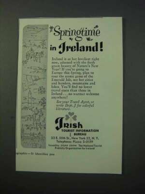 1953 Ireland Tourism Ad - Springtime | eBay