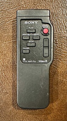 SONY Remote Control VTR RMT-713 Video 8 CCD TRV Series Handycam FREE ...