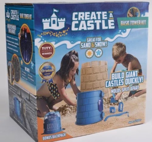NEW - Create A Castle Tower Kit -6-Piece Premium Sand Or Snow Castle ...