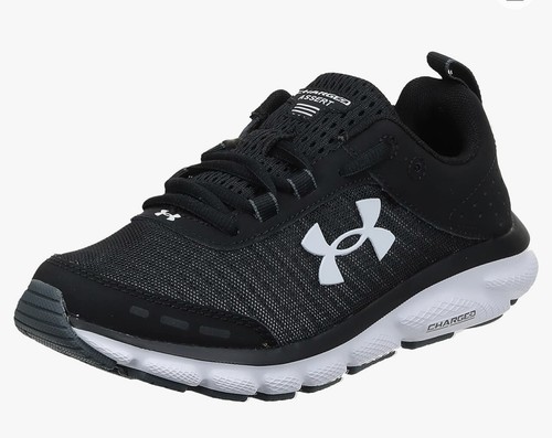 Size 9D- Under Armour Charged Assert 8 Black | eBay
