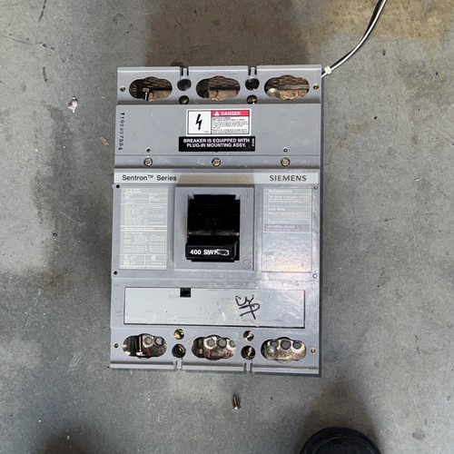 SIEMENS JXD63S400A BREAKER 400 AMP 3 P 600V | eBay