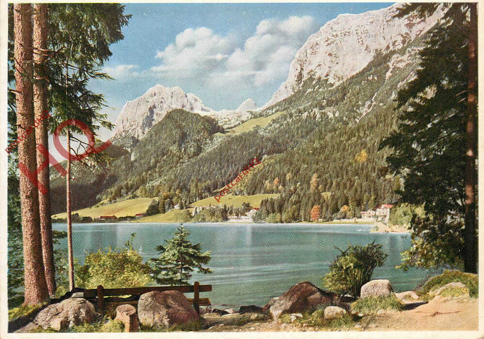 Picture Postcard~ Hintersee, mit Reiteralpe | eBay UK