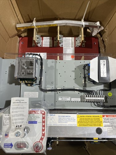 EATON PRINGLE SWITCH 1200 AMP 208 VOLTS 6 Hz CAT# CB1233B120208G | eBay