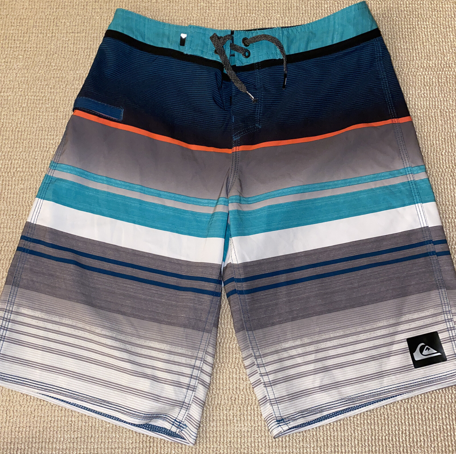 Quicksilver Sz 27 Boardshorts/Swim trunks Gray Green … - Gem