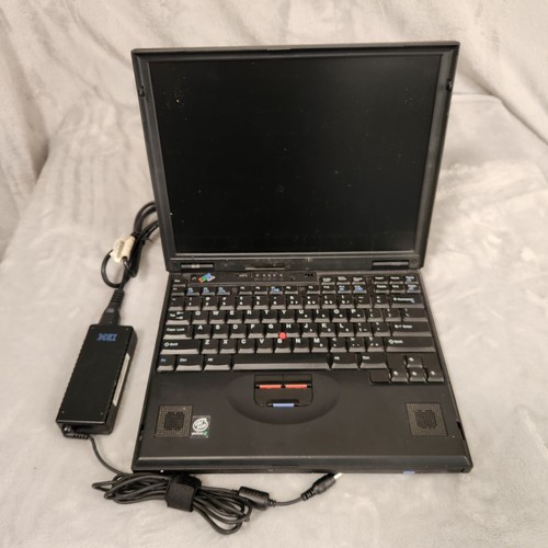 VTG IBM ThinkPad 600X, Pentium III LAPTOP WITH POWER SUPLY NOT WORKING ...