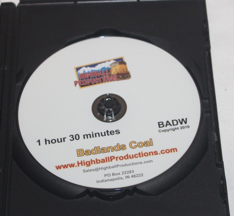 Badlands Coal Bnsf S Dickinson Sub Dvd Railroad Highball Productions Ebay
