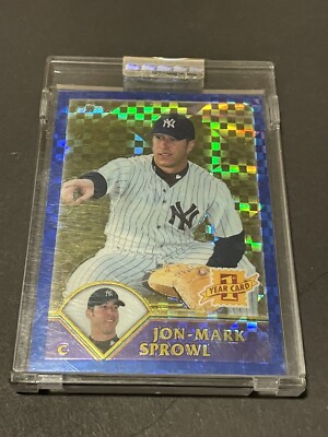 2003 TOPPS CHROME UNCIRCULATED X-FRACTOR JON-MARK SPROWL RC #T198 ...