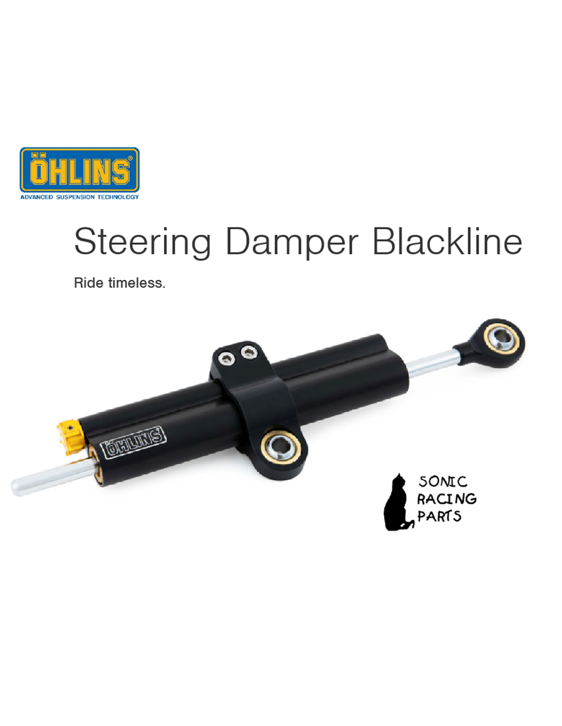 SD 063 OHLINS STEERING DAMPER BLACKLINE BMW R NINET RACER 2017 2020 | eBay