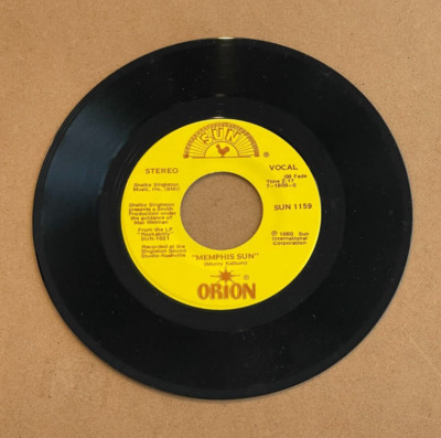 ORION MEMPHIS SUN/ROCKABILLY REBEL SUN 45 1159 | eBay
