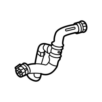 Genuine OEM Radiator Coolant Hose For Mercedes 1675008201 | eBay