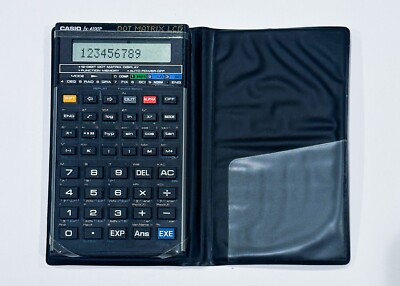 Vintage Casio Scientific Calculator fx-4100P Dot Matrix LCD Work / New ...