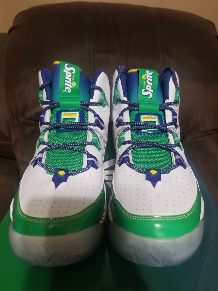Fila Grant Hill 1 x SPRITE Shoes White Green Blue 1BM01372-143 Men's ...