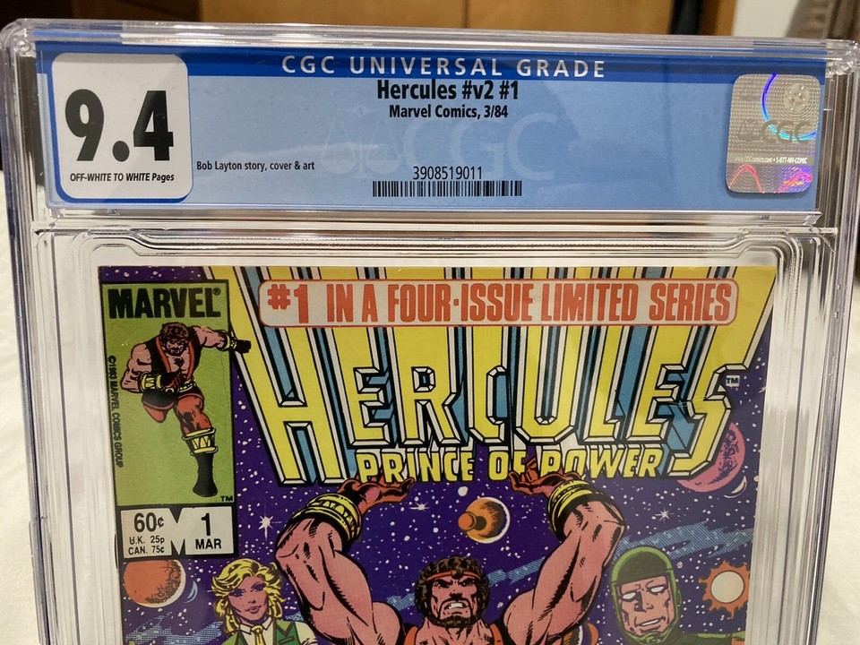 Hercules v2 #1 (March 1984, Marvel Comics) Rare, CGC Graded (9.4) | eBay