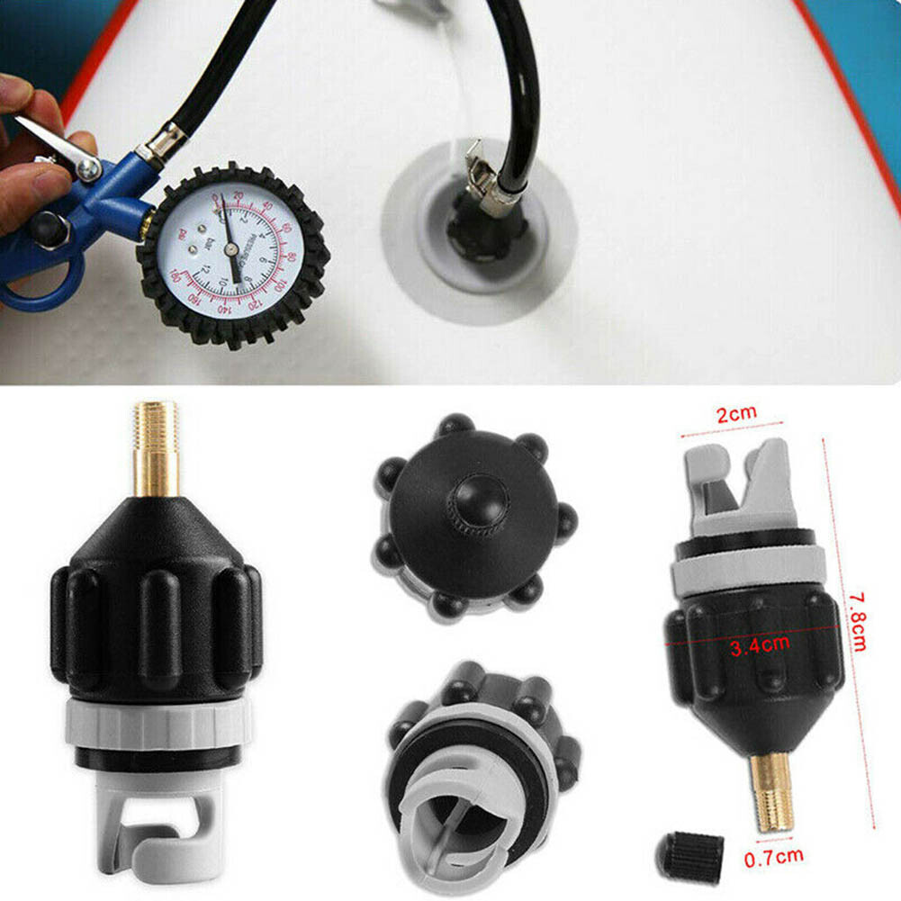 Pump Adapter Inflatable Boat Air Valve Adaptor Paddle Board Tools Canoe ...
