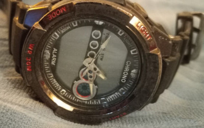 TGHK Chrono Alarm Watch AW 91-741 Quartz | eBay