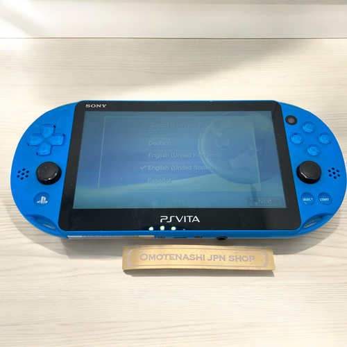 SONY PS Vita Aqua Blue PCH-2000 ZA23 Console only PSV Slim Tested | eBay