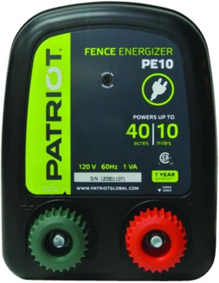 PE10 Electric Fence Energizer - 0.30 Joule Power for Reliable Animal ...