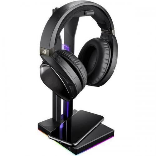 Asus ROG Throne headphone stand, RGB LED, Black | eBay