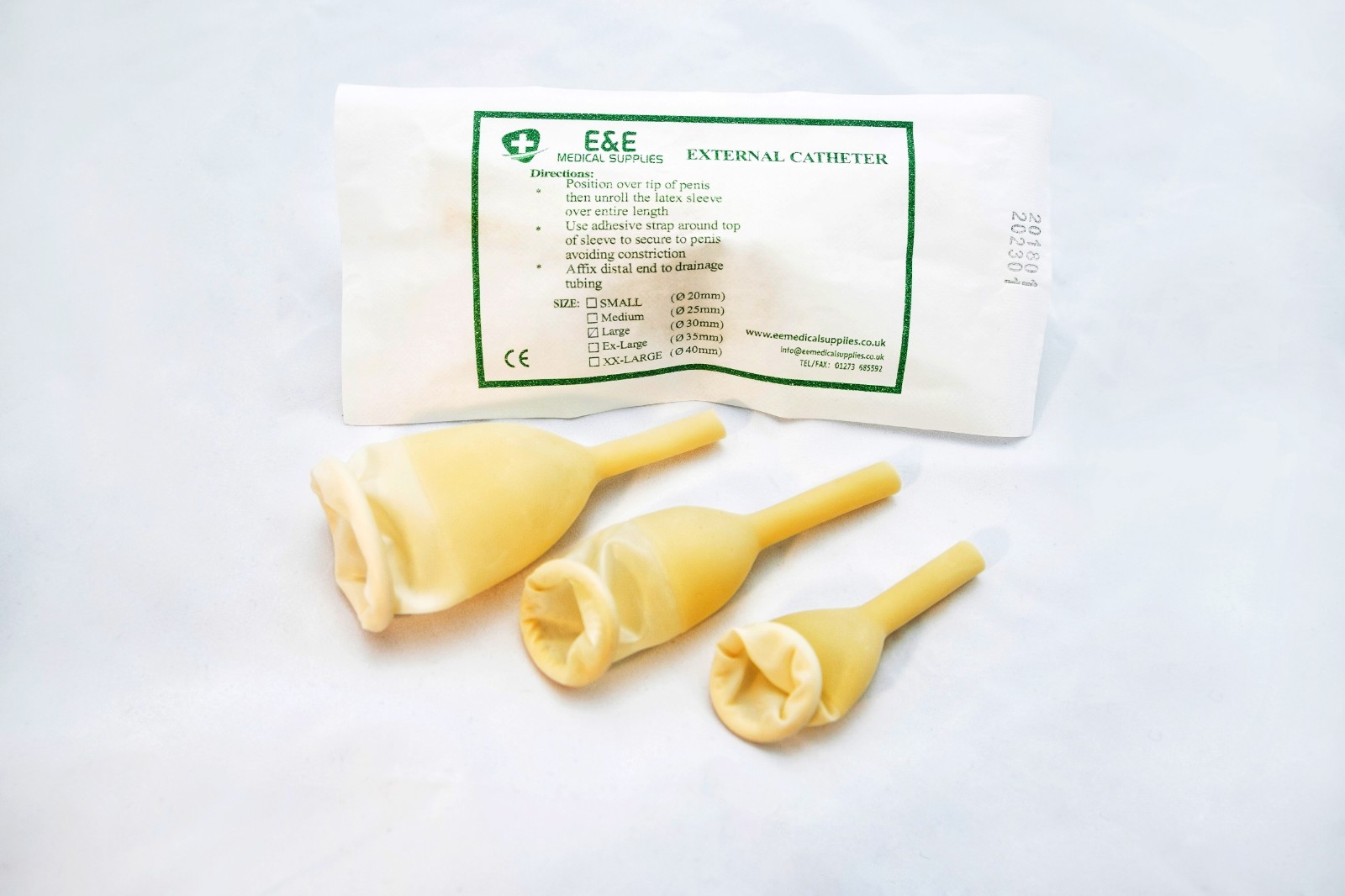 Weekly Pack Incontinence Urology Set (Leg Bag + External Catheters ...