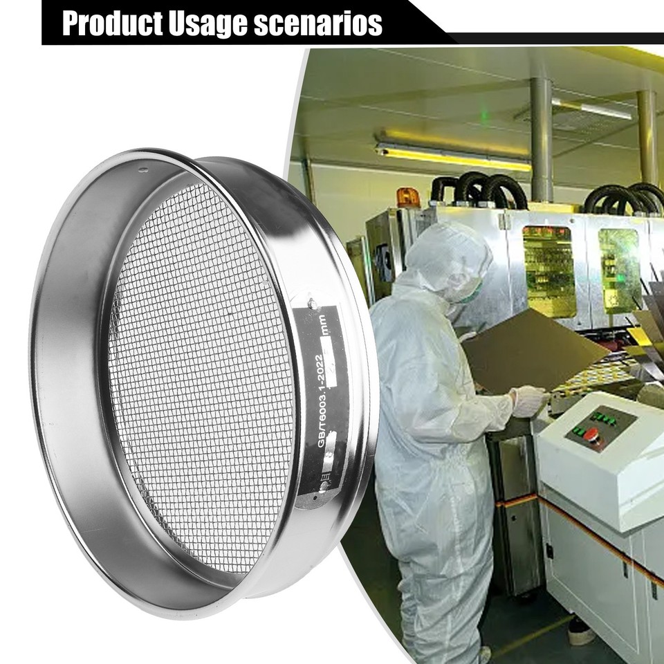 Inspection Standard Sieve Parts 1 PC 20cm 4 Mesh-600 Mesh Diameter 20cm ...