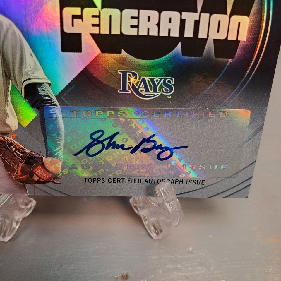 2022 Topps Update GENERATION NOW Shane Baz AUTOGRAPH #/10 - Rays Auto ...