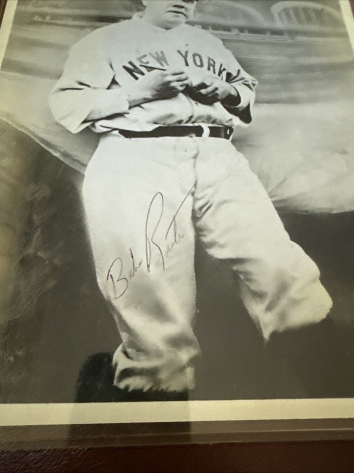 Very Old Babe Ruth Autographed Picture | eBay