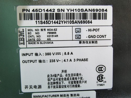 IBM 45D1442 9119 FHA FHB MOTOR DRIVE ASSEMBLY 3-PHASE MDA-EZ 2C3B | eBay