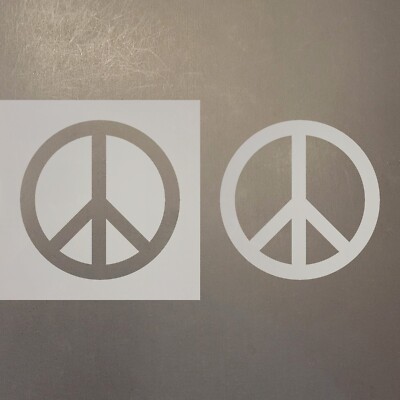 Peace Sign Plastic Mylar Stencil Airbrush Painting Art Supplies | eBay