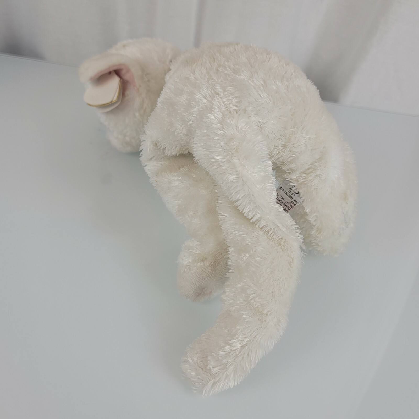 Ty Classic CRYSTAL All White TYSILK Kitty Cat 10” Plush 2011 Blue Eyes ...