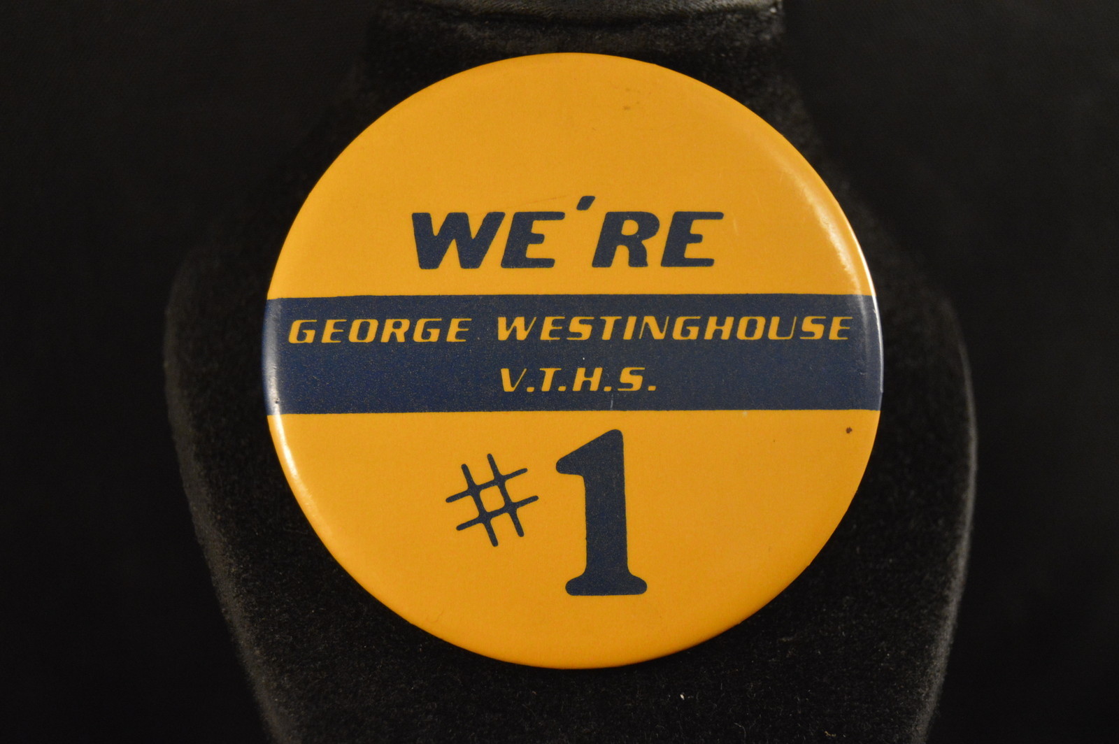 GEORGE WESTINGHOUSE HIGH SCHOOL "GWVTHS - WE'RE #1" BUTTON Brooklyn New York | eBay