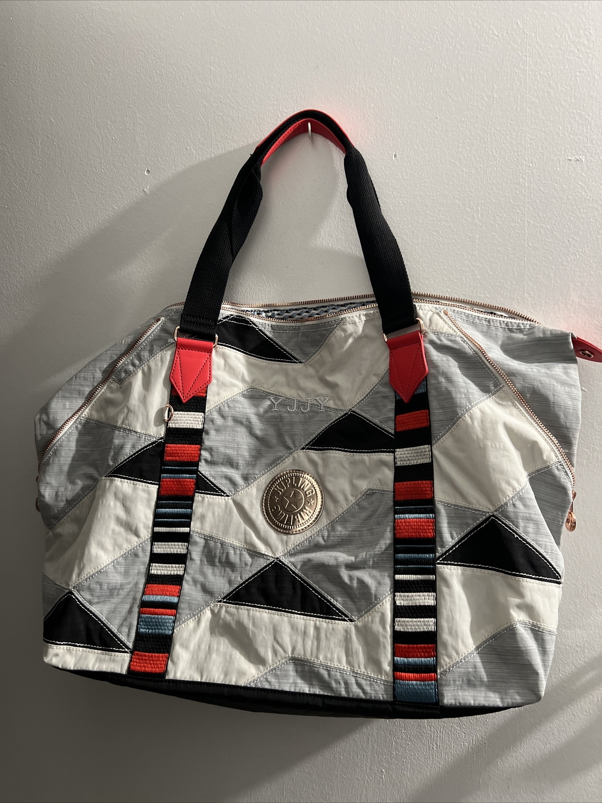 KIPLING Large Tote Bag Zip Top Multicolor - Gem