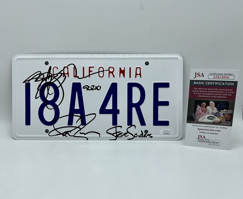 IAN ZIERING & GARTH SIGNED AUTOGRAPH BEVERLY HILLS 90210 LICENSE PLATE ...