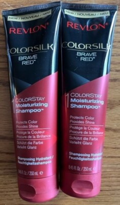 Lot Of 2 Revlon Colorsilk Brave Red Colorstay Moisturizing Shampoo 8.45 ...