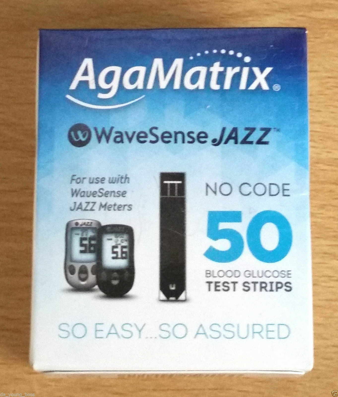AgaMatrix WaveSense Jazz Blood Glucose Diabetic Test Strips *BRAND NEW ...