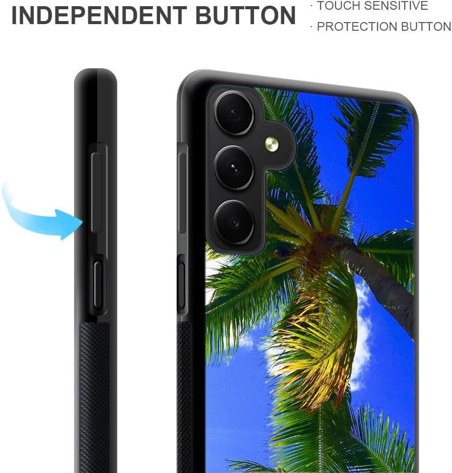 For Samsung S25 S24 S23 S21 S22 FE Ultra Tropics Escape beach Palms ...