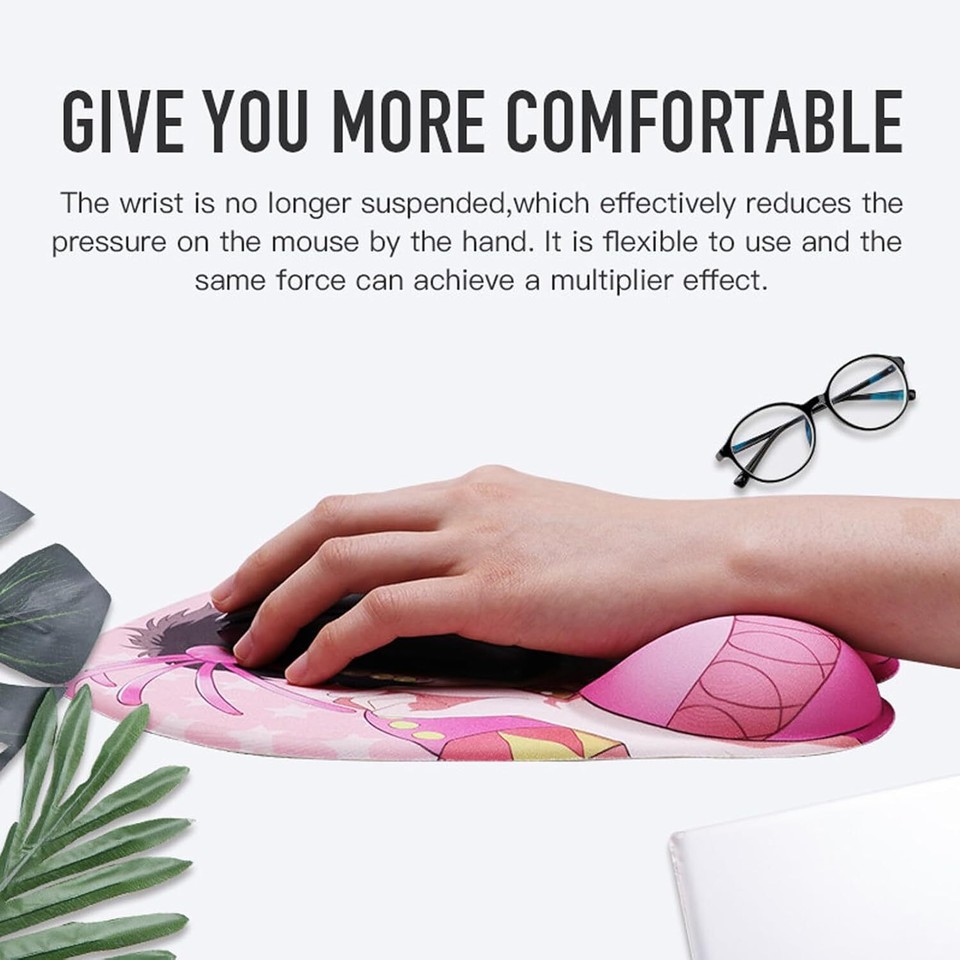 Anime Gaming Sexy Boob Karlach Mousepad 3D Wrist Rest Desk Mat Cartoon ...