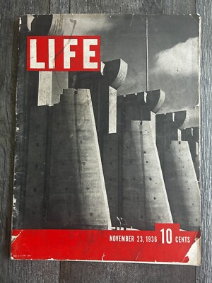 LIFE MAGAZINE November 23 1936 First Issue Full Size Vintage Original ...