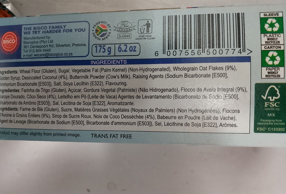 Henro Crunchies Coconut South African Biscuits 200g | eBay UK