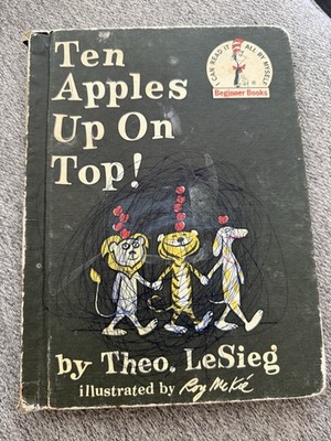 Ten Apples Up On Top! By Dr. Seuss (1961, Library Binding) | eBay
