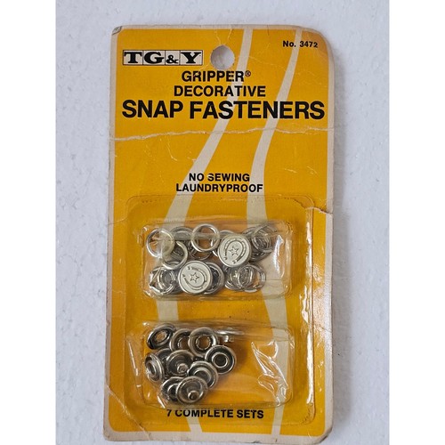 Vintage horseshoe star western gripper decorative snap fasteners | eBay