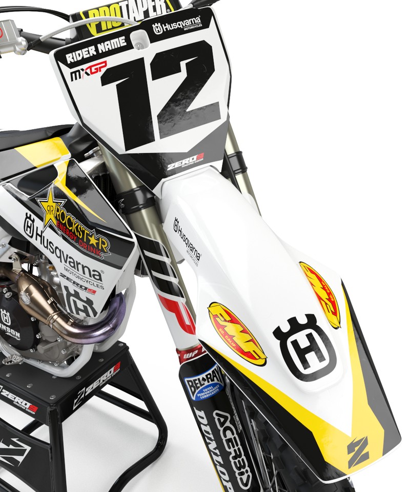 Custom MX Graphics Kit: HUSQVARNA Motocross Graphics TC85 2014-2021 ...
