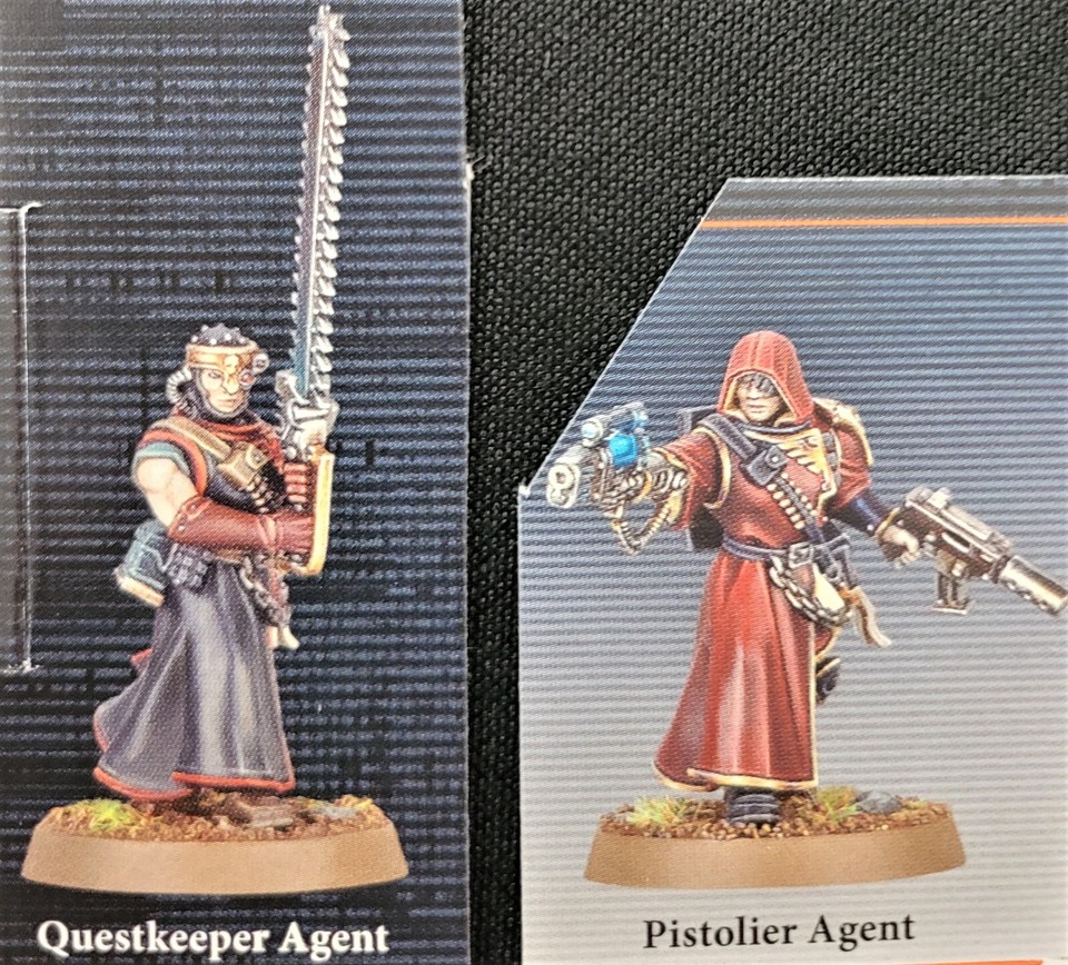 Kill Team Inquisitorial Agents 1 Questkeeper / Pistolier Agent ...
