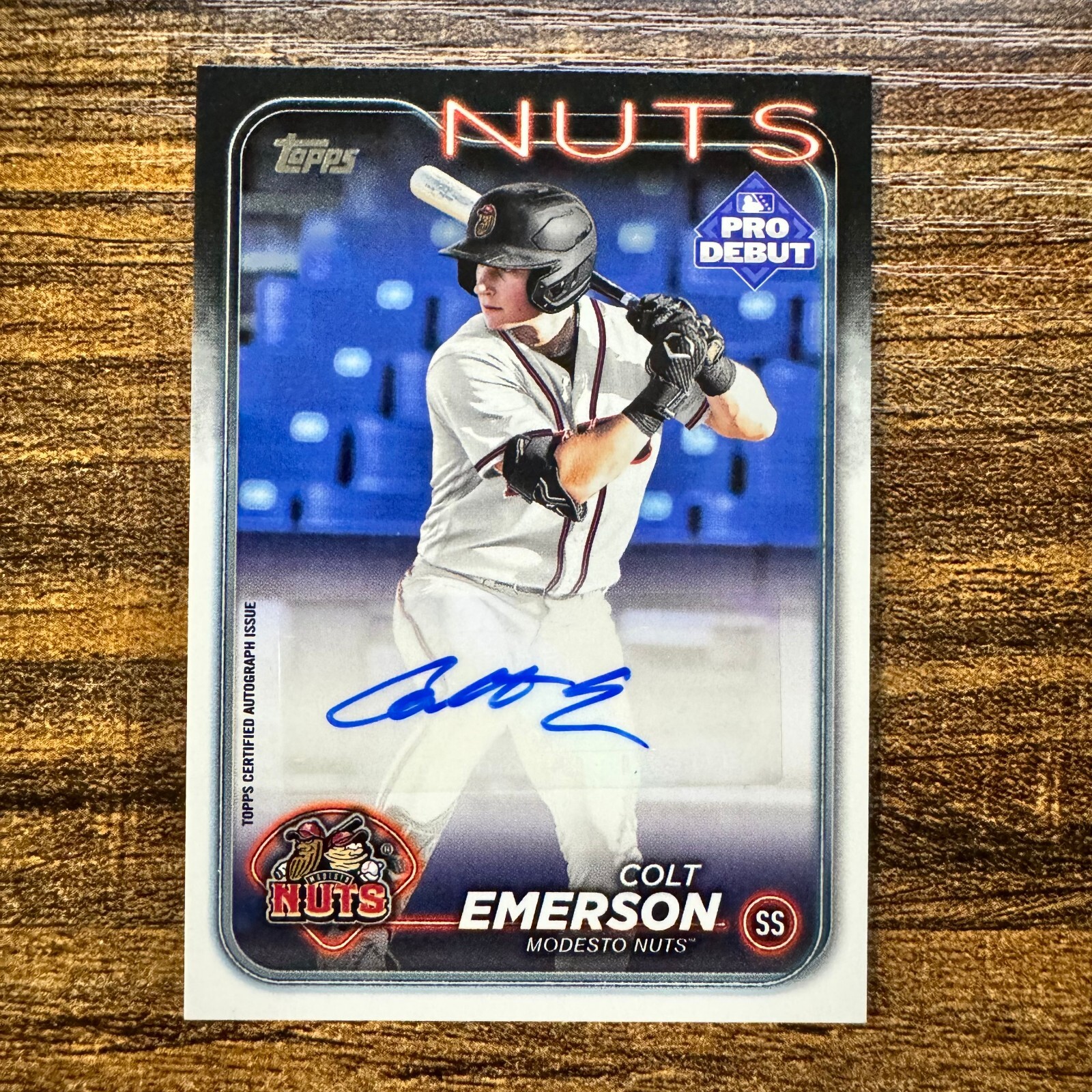 2024 Topps Pro Debut Colt Emerson Base Auto #PD-168 Seattle Mariners | eBay