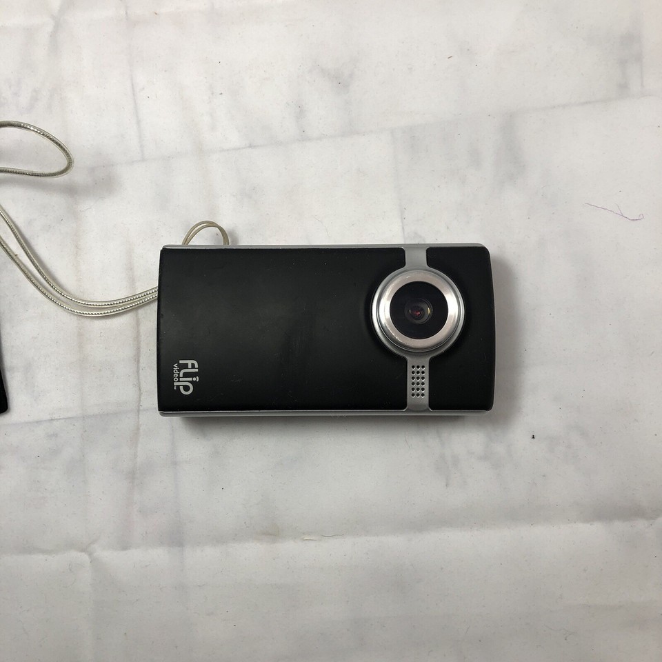 Flip Video Ultra Series Camcorder Records 60 Minutes Black And Silver ...