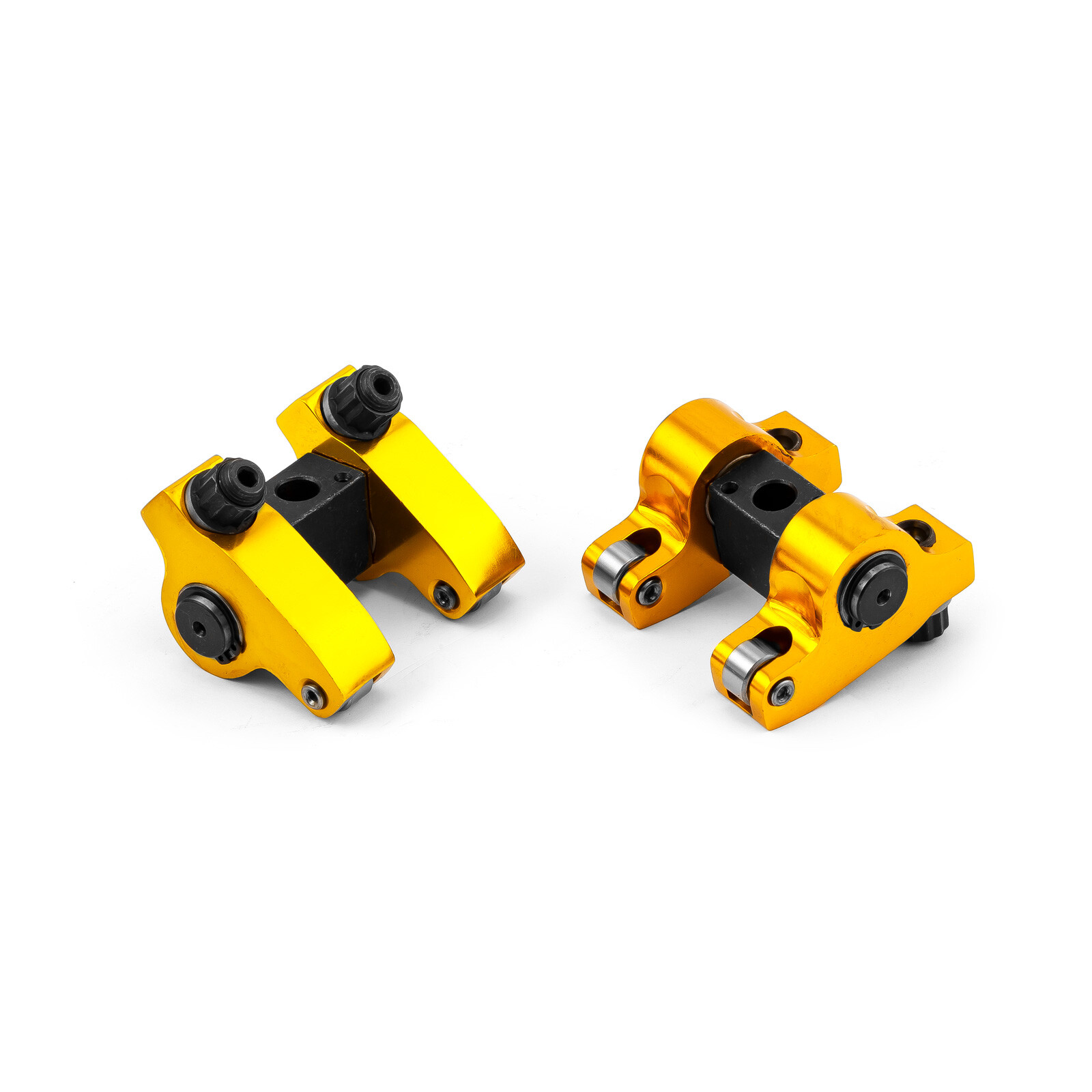 Cadillac 472 500 Shaft Mount Aluminum Roller Rocker Arm Set w/ Hardware ...