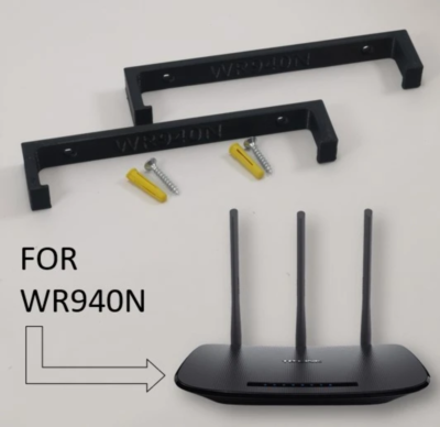Tp link wr940n wireless router wall mount wall bracket | eBay