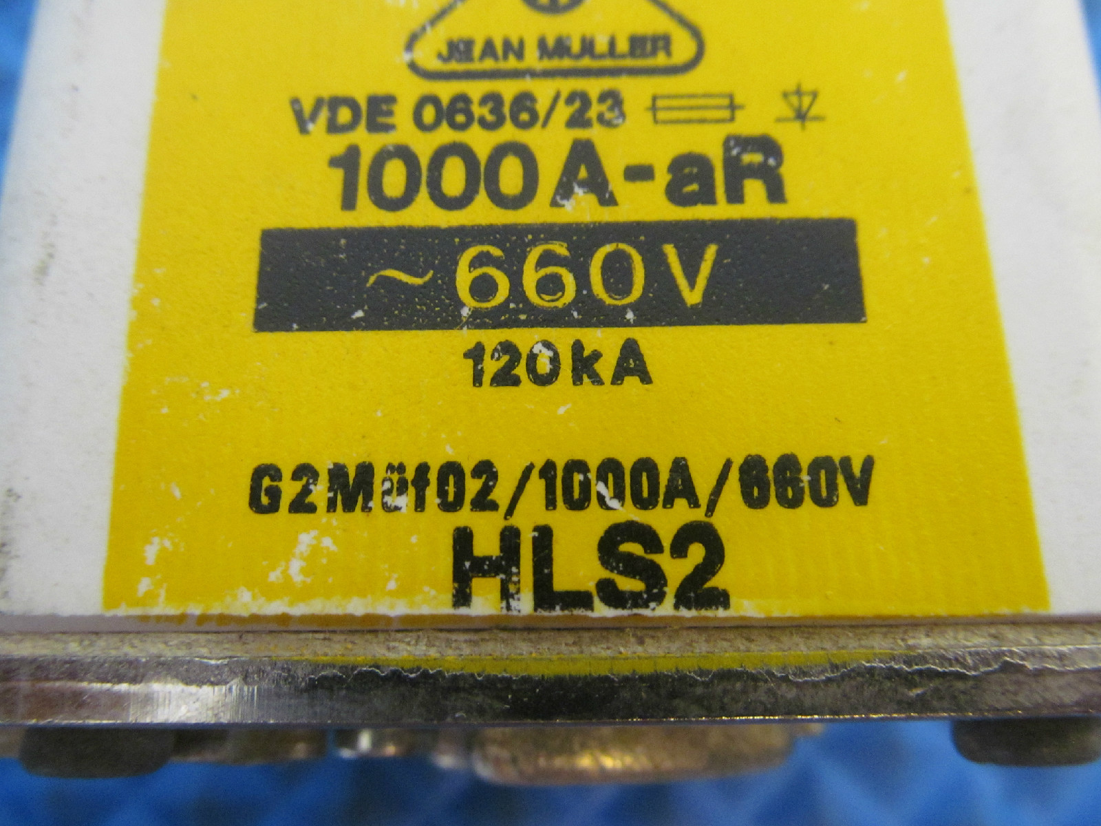 New Jean Muller Fuse VDE 0636/23 1000A 660V HLS2 R2327641 | eBay