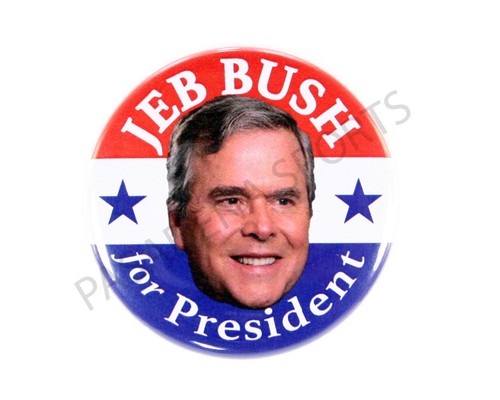 2016 JEB BUSH for PRESIDENT 2.25" CAMPAIGN BUTTON, jbs | eBay