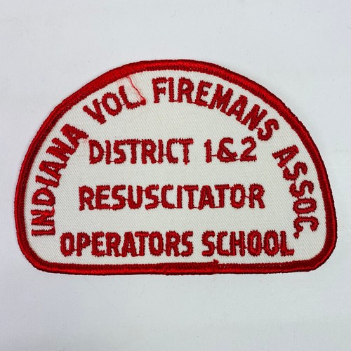 Indiana Volunteer Fireman's Association Resuscitator Operators School ...