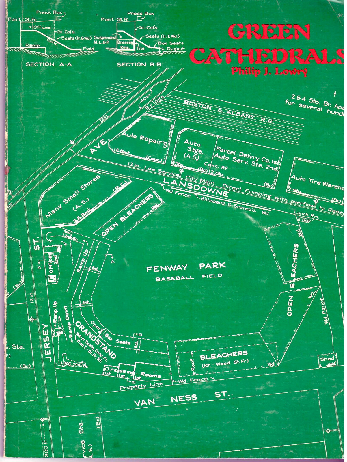 GREEN CATHEDRALS by PHILIP LOWERY BASEBALL STADIUMS | eBay